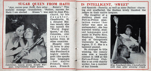 Vintage Haiti - Haiti’s Sugar Queen "Claudinette Fouchard" – L'union Suite