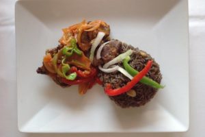 Recipe: Diri Djon-Djon ak Kribich (Black Mushroom Rice with Shrimp) – L ...