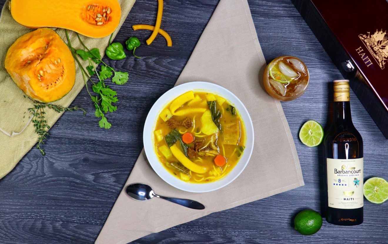 Haitian-American Chef Danie Soup Joumou Prep and Recipe
