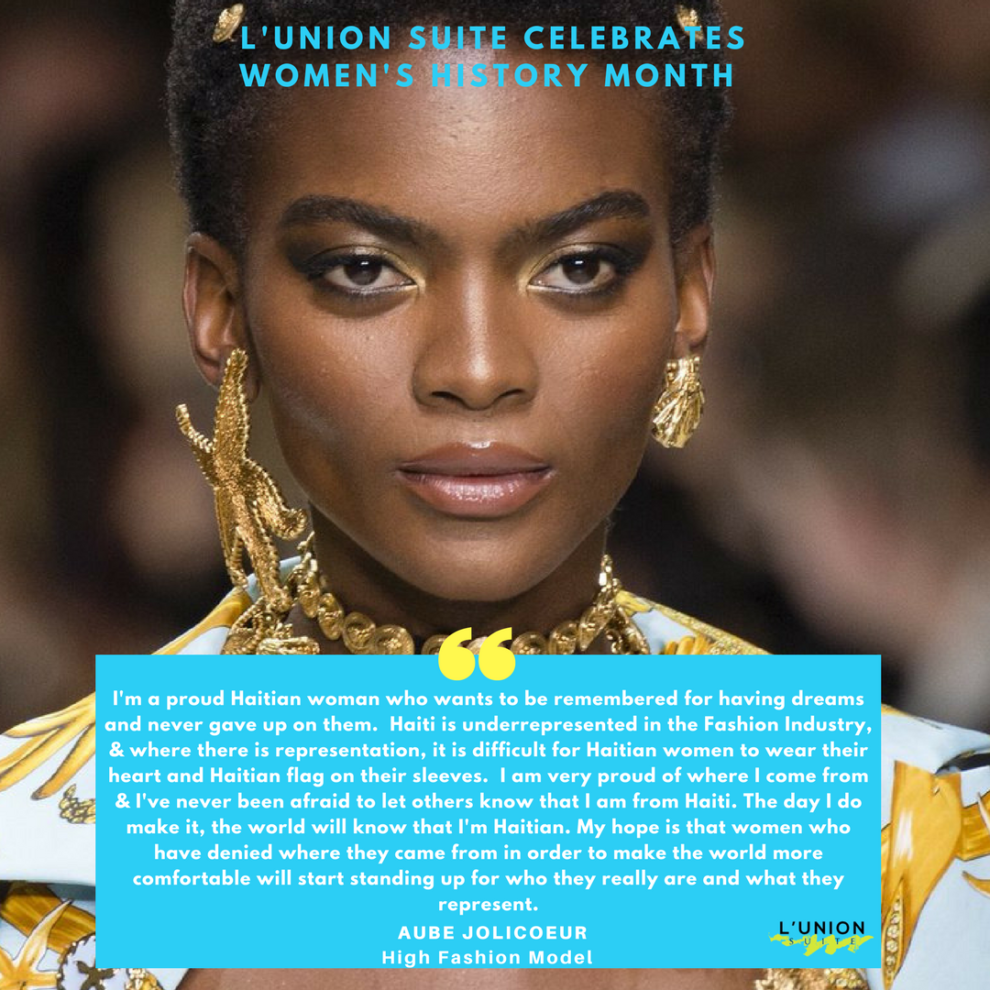 Aube Jolicoeur: The Haitian Model Who Took Fashion Week by Storm