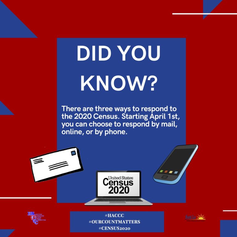 Today April 1, 2020 is Census Day! Our Count Matters! – L'union Suite