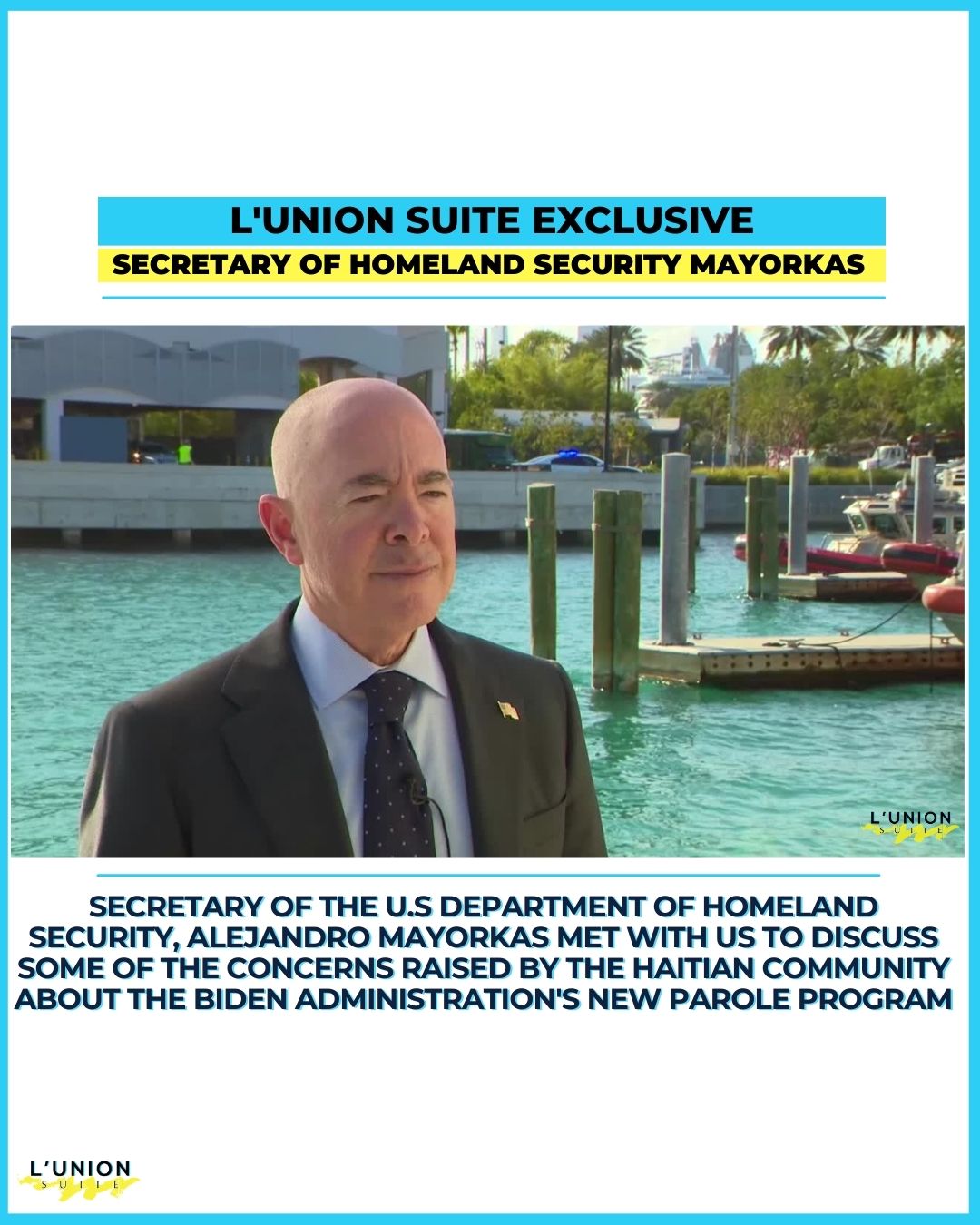 Secretary Mayorkas Discuss Biden Parole Program For Haitians - L'union ...
