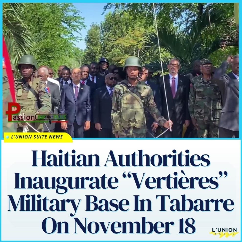 Haiti Inaugurates New Military Base in Tabarre Amid Security Challenges ...