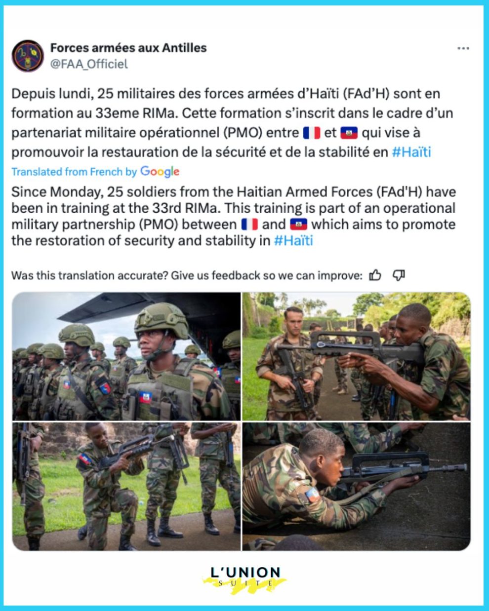 France and Haiti Launch New Military Cooperation Program to Strengthen ...