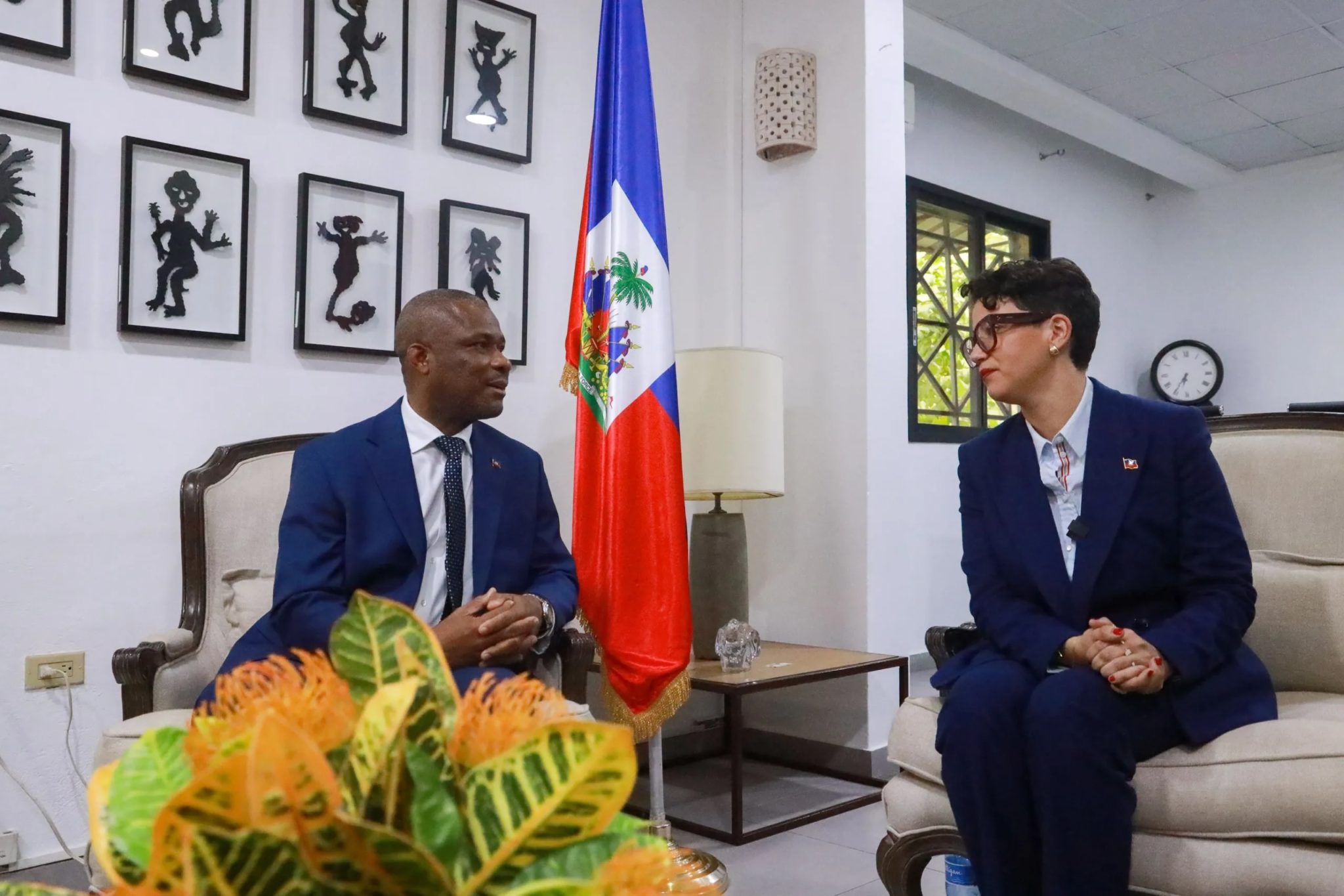 Jean-Victor Harvel Jean-Baptiste Officially Inaugurated as Minister of Foreign Affairs and ...